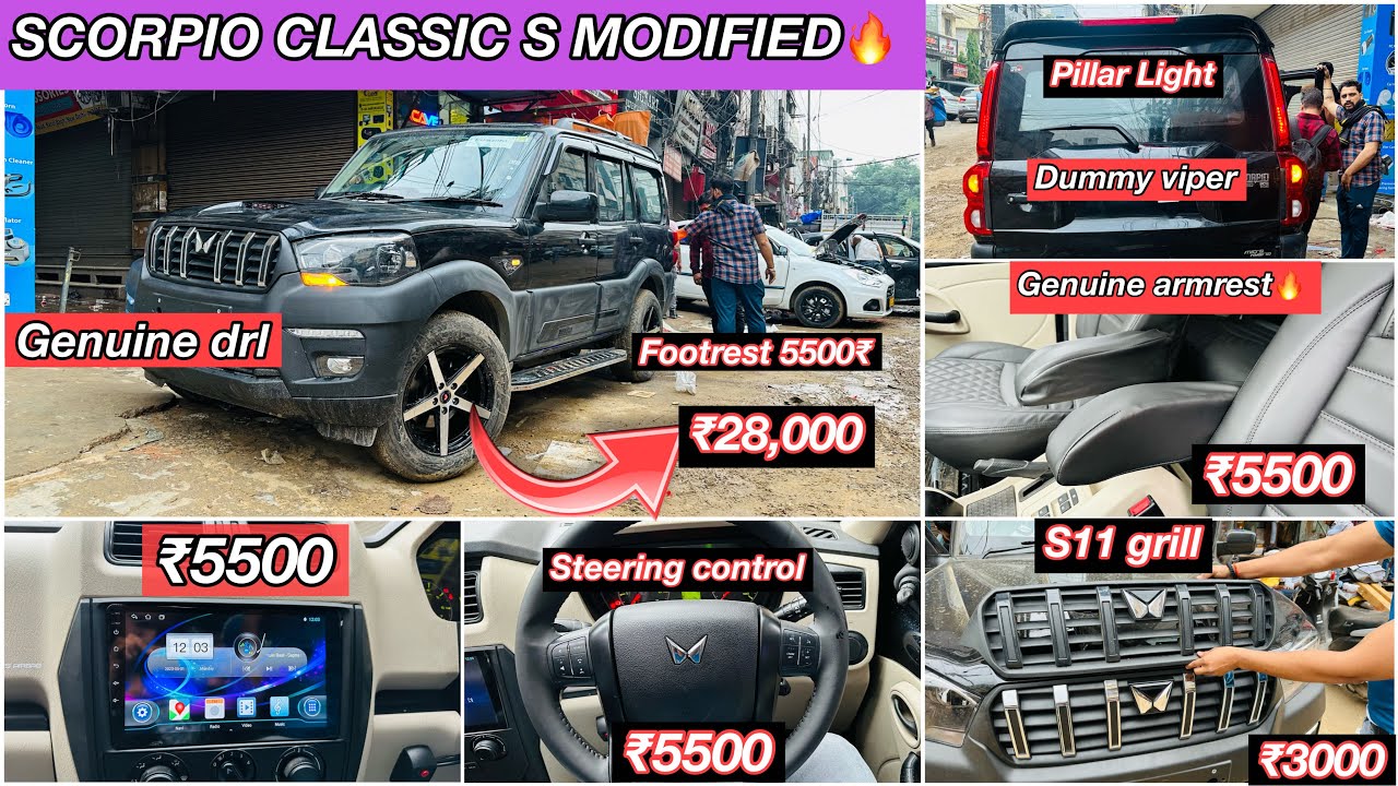 2023 SCORPIO CLASSIC MODIFIED🔥SCORPIO CLASSIS S MODIFICATION🔥SCORPIO ...