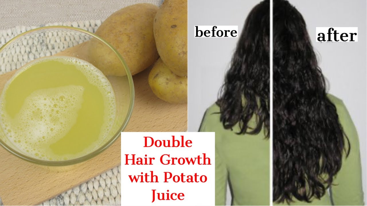 Double Hair Growth With Potato Juice in Days | Your Hair Won't Stop ...