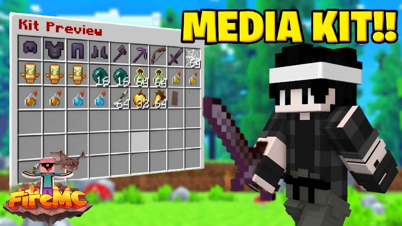 MY FRIEND GIFTED ME MEDIA KIT IN FIRE MC SEASON 3 - YouTube