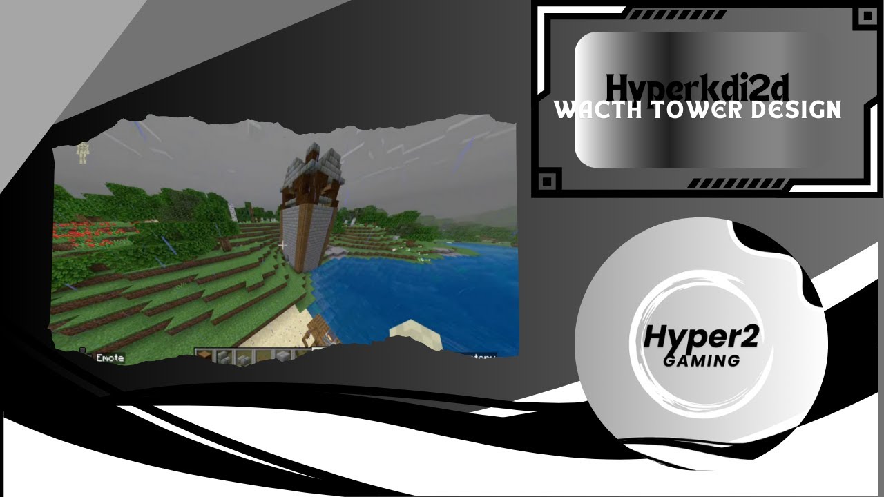 Minecraft watch tower design - YouTube