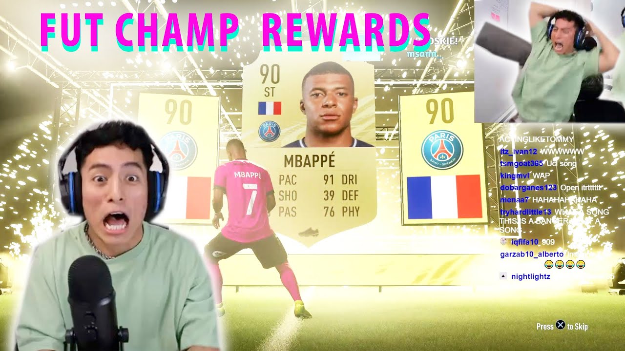 ISAAC THE GOD OF FIFA PACKS GETS MBAPPE! *AGAIN | FUT CHAMP REWARDS ...