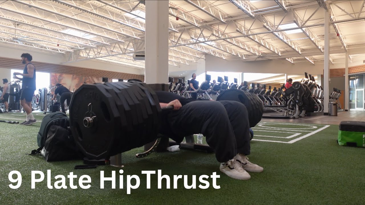 9 Plate Hip-Thrusts - YouTube