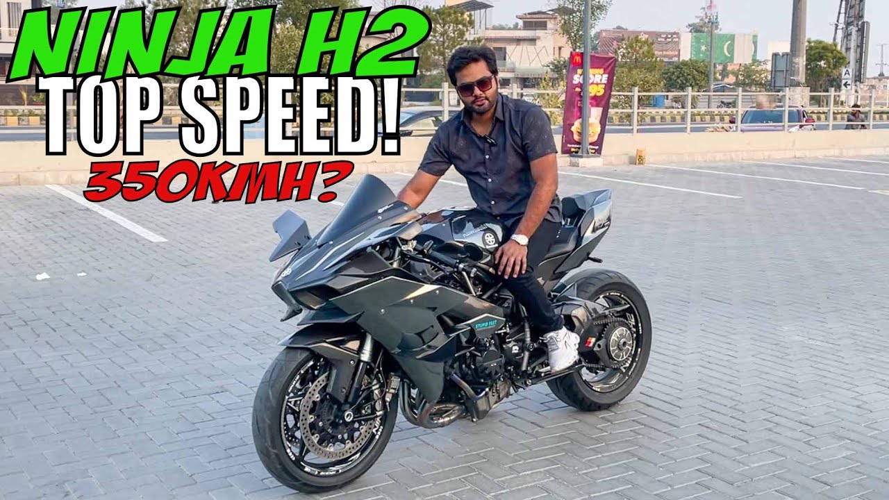 Kawasaki Ninja H2 Top Speed | 300 kmh is nothing for Ninja H2 - YouTube
