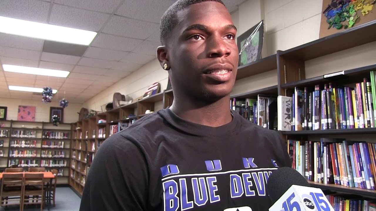 Jordan Waters commits to Duke - YouTube