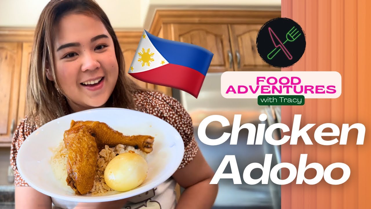 Cooking Chicken Adobo 🇵🇭 - Food Adventures with Tracy #FAWT - YouTube