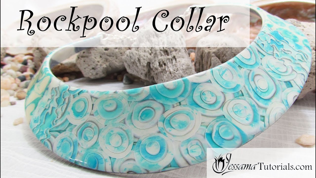 Polymer Clay Project: Rockpool Collar Tutorial - YouTube