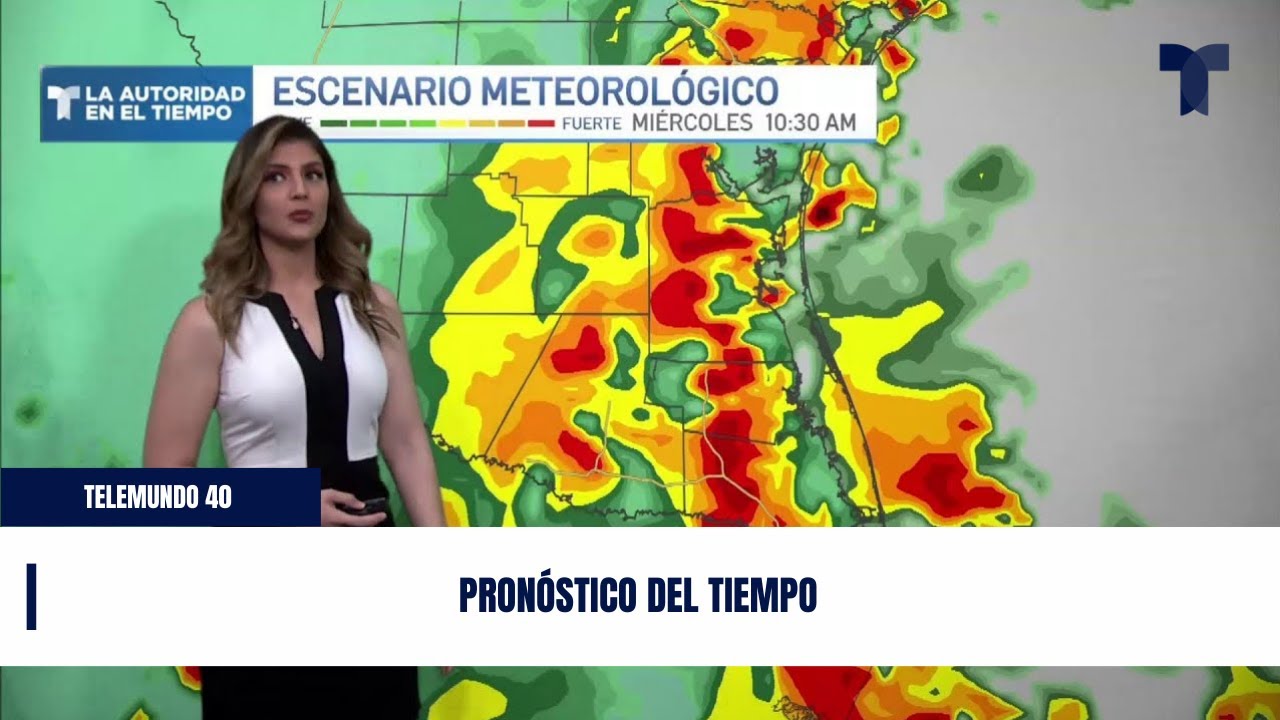 Prepárese para el pronóstico de lluvia esta semana. | TELEMUNDO 40 ...