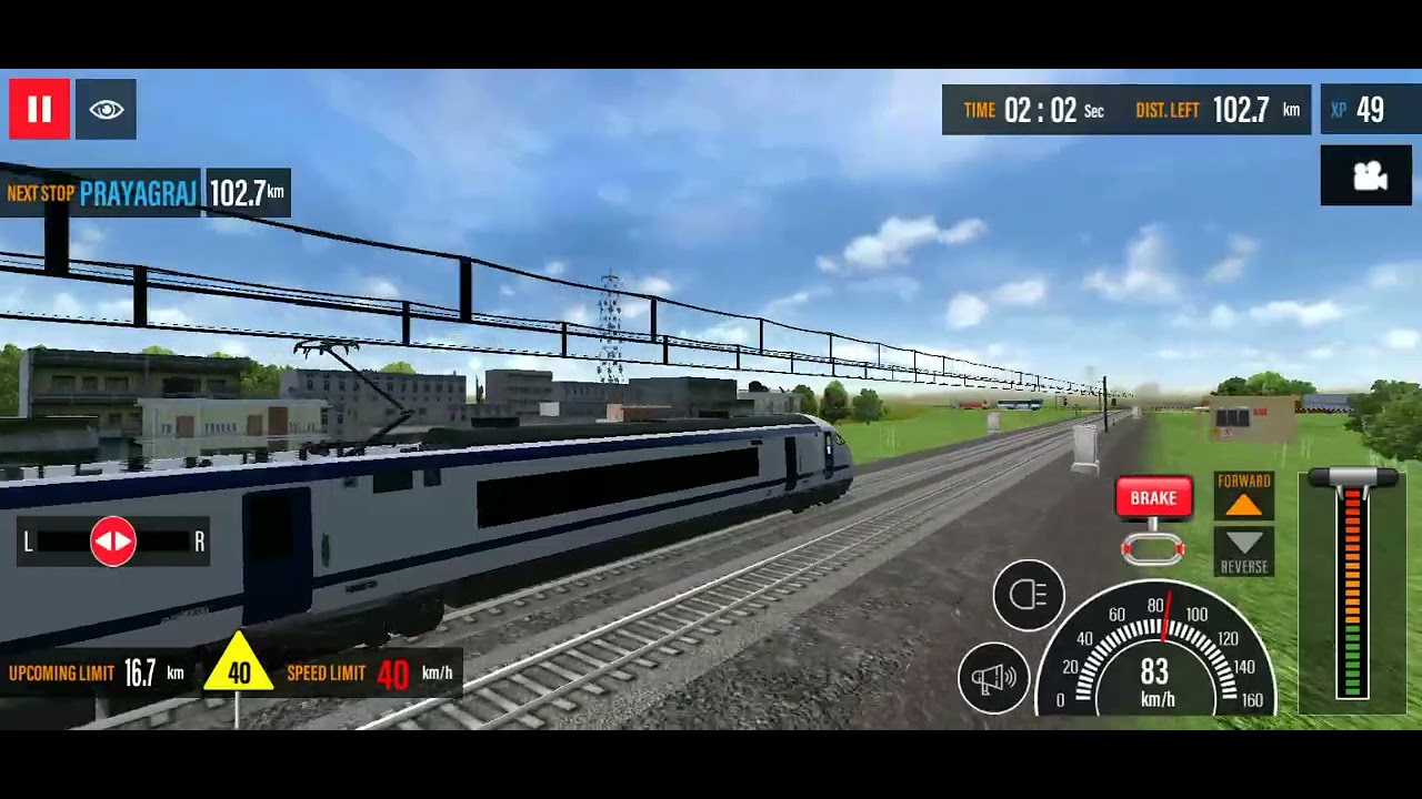 Travel vlog 😍😍 || train game || train video || railway station || train ...