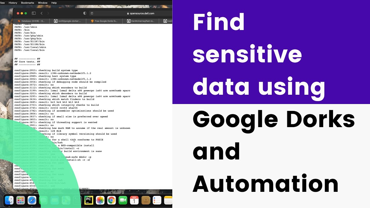 [Hindi] Find sensitive data using Google Dorks and Automation | Bug Bounty Tips | R0X4R - YouTube