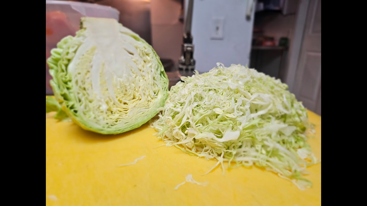 Cortando repollo o col para pozole o tacos 🌮 - YouTube