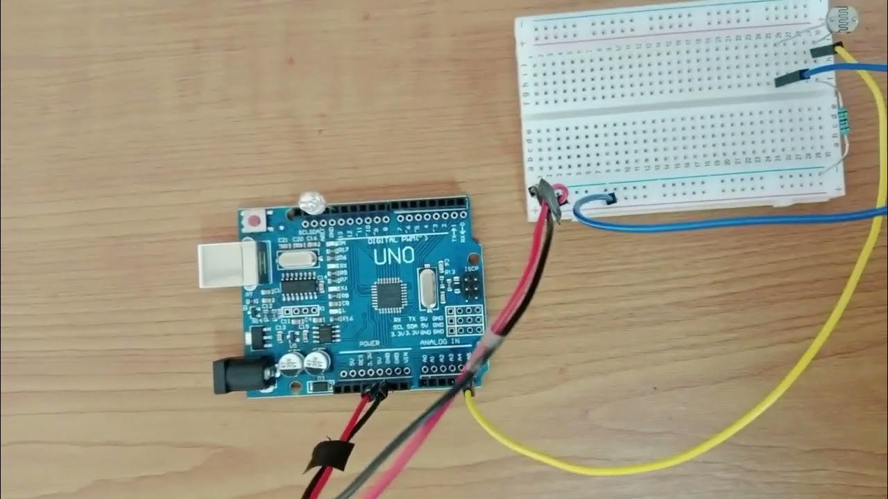 Belajar Arduino #6 : Menyalakan Lampu Teras Rumah Secara Otomatis Menggunakan Sensor LDR - YouTube