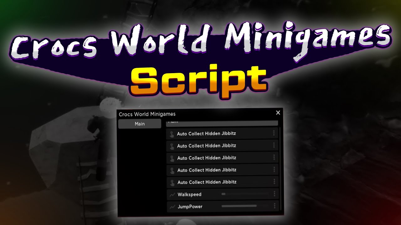 Crocs World Minigames script – (AutoCollect, Walkspeed & more) - YouTube