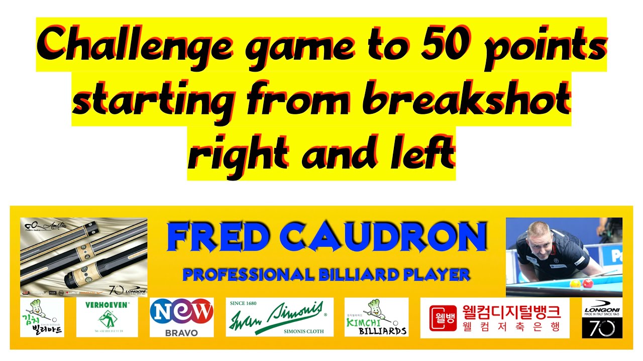 Game to 50 points from the break shot - YouTube