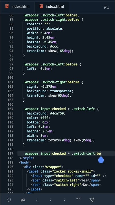 Creating Switch Button Using Html Css And Javascript Coding Htmlcss Html Shorts Code Youtube