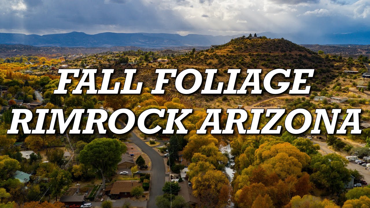 Colorful Fall Foliage Rimrock Arizona - DJI Mini 2 (4K) - YouTube
