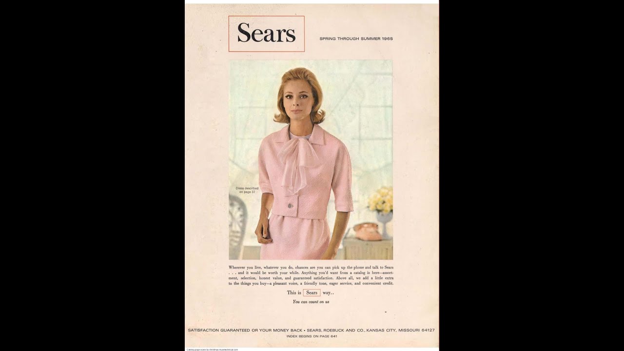 1965 Sears Spring Summer Catalog - YouTube