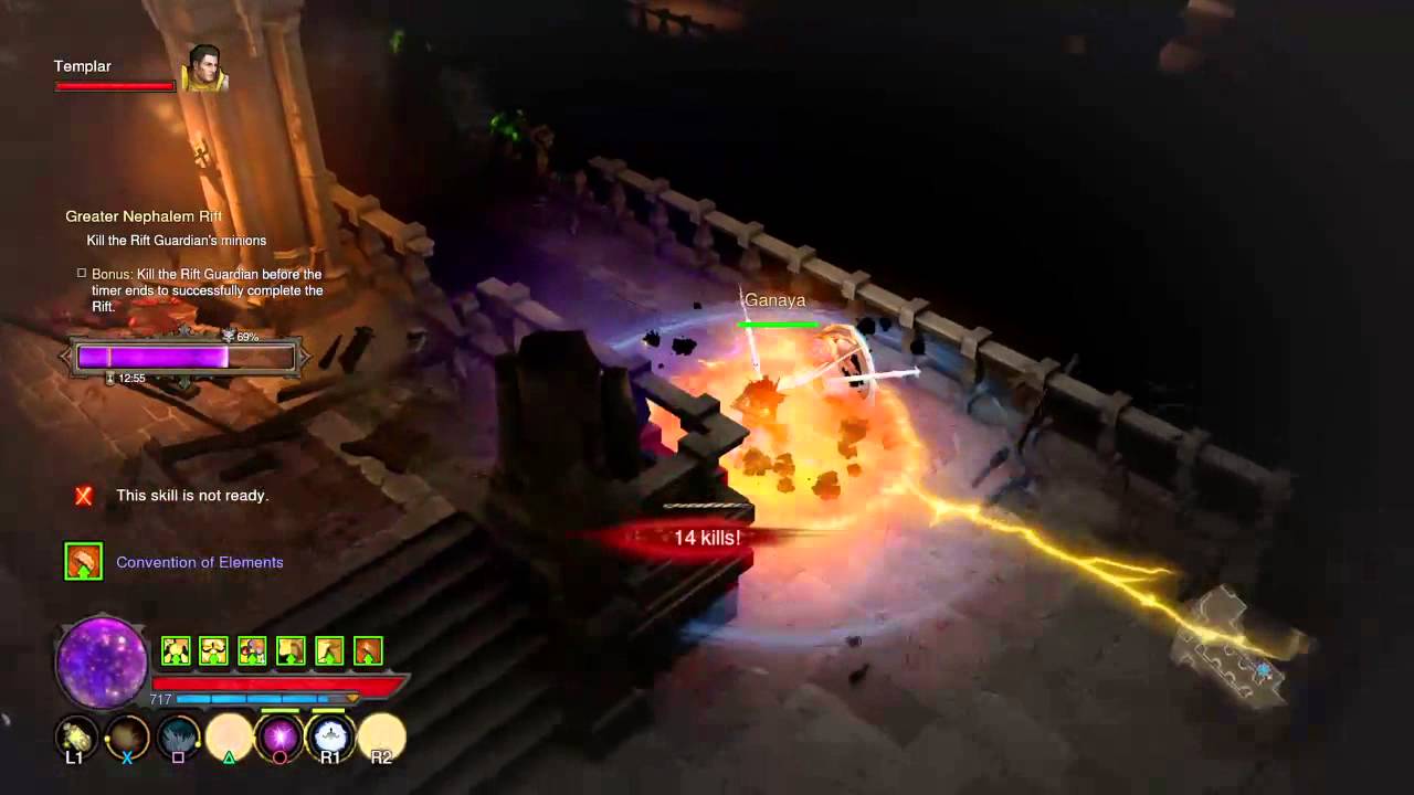 Diablo III : Ganaya - Wizard teleport build GR35 - YouTube