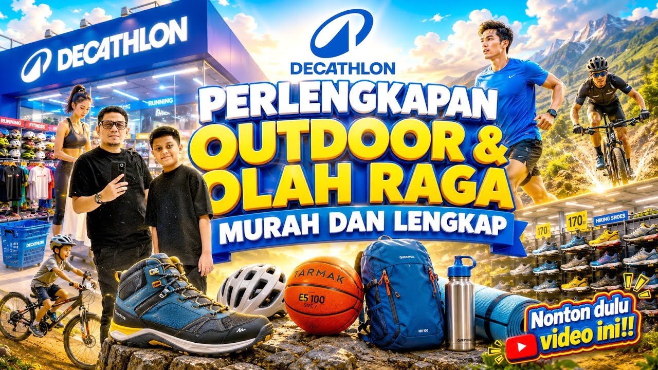 VLOG :: Hunting perlengkapan olah raga dan outdoor di DECATHLON - NU ...