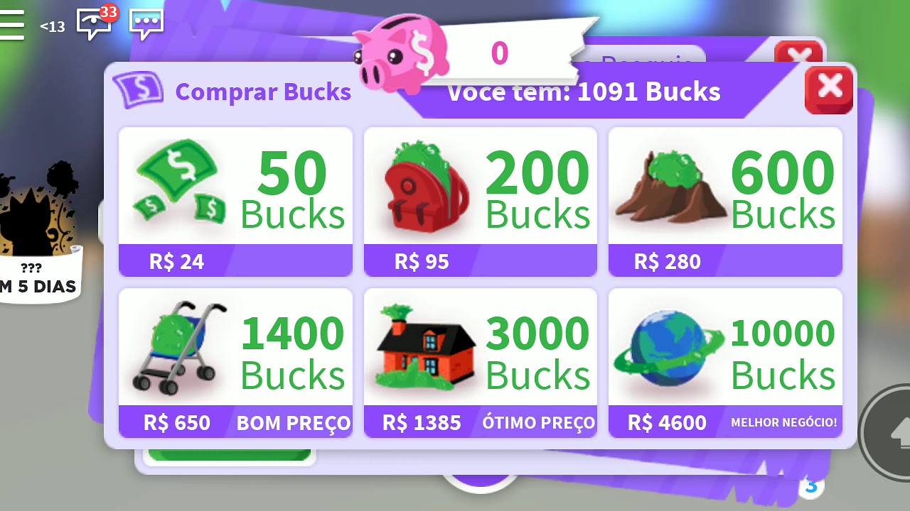 Dicas como conseguir Bucks no adopt me - YouTube