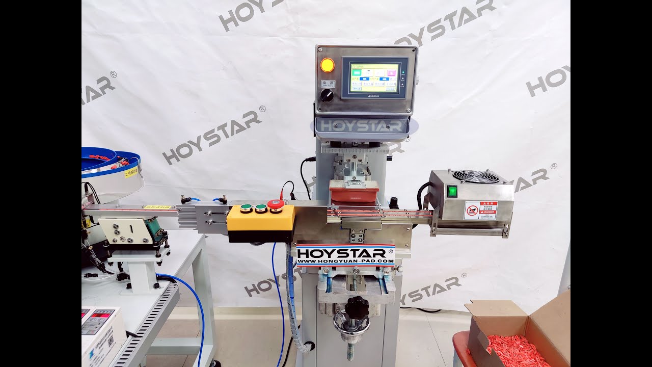 Pad Printer for Clothes size clip#Tampo printing or tampography. - YouTube