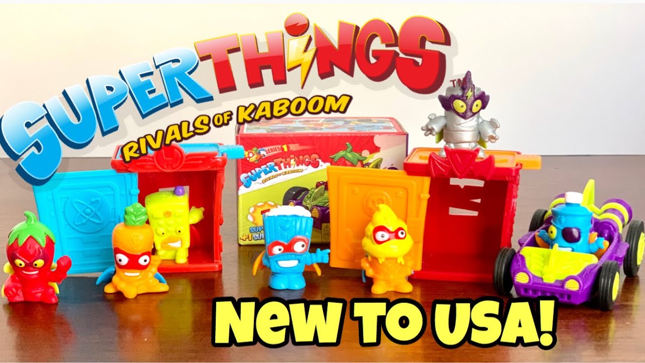 SuperThings Series 1 Rivals of Kaboom unboxing NEW to USA - YouTube