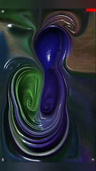 Satisfying slime simulation. magic fluids lite app - YouTube