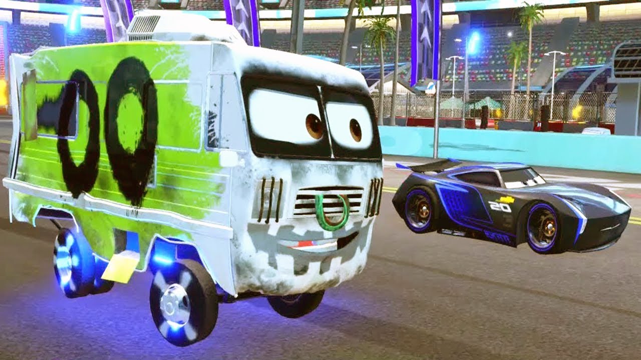 Cars 3: Driven to Win Oynuyoruz Şimşek ve Dostları Arvy Dr. Damage ve ...