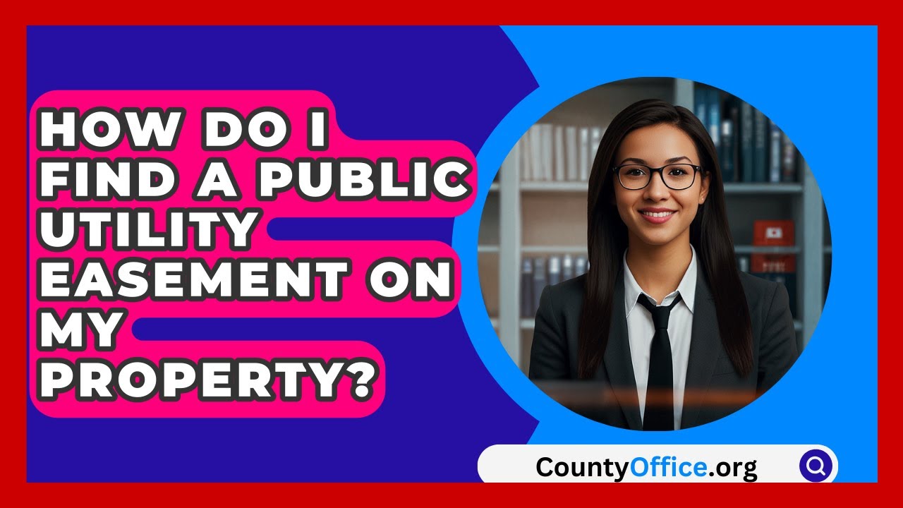 How Do I Find A Public Utility Easement On My Property? - CountyOffice ...