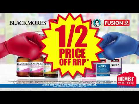 SHOP THE BOXING DAY 1/2 PRICE VITAMINS SALE AT CHEMIST WAREHOUSE!
