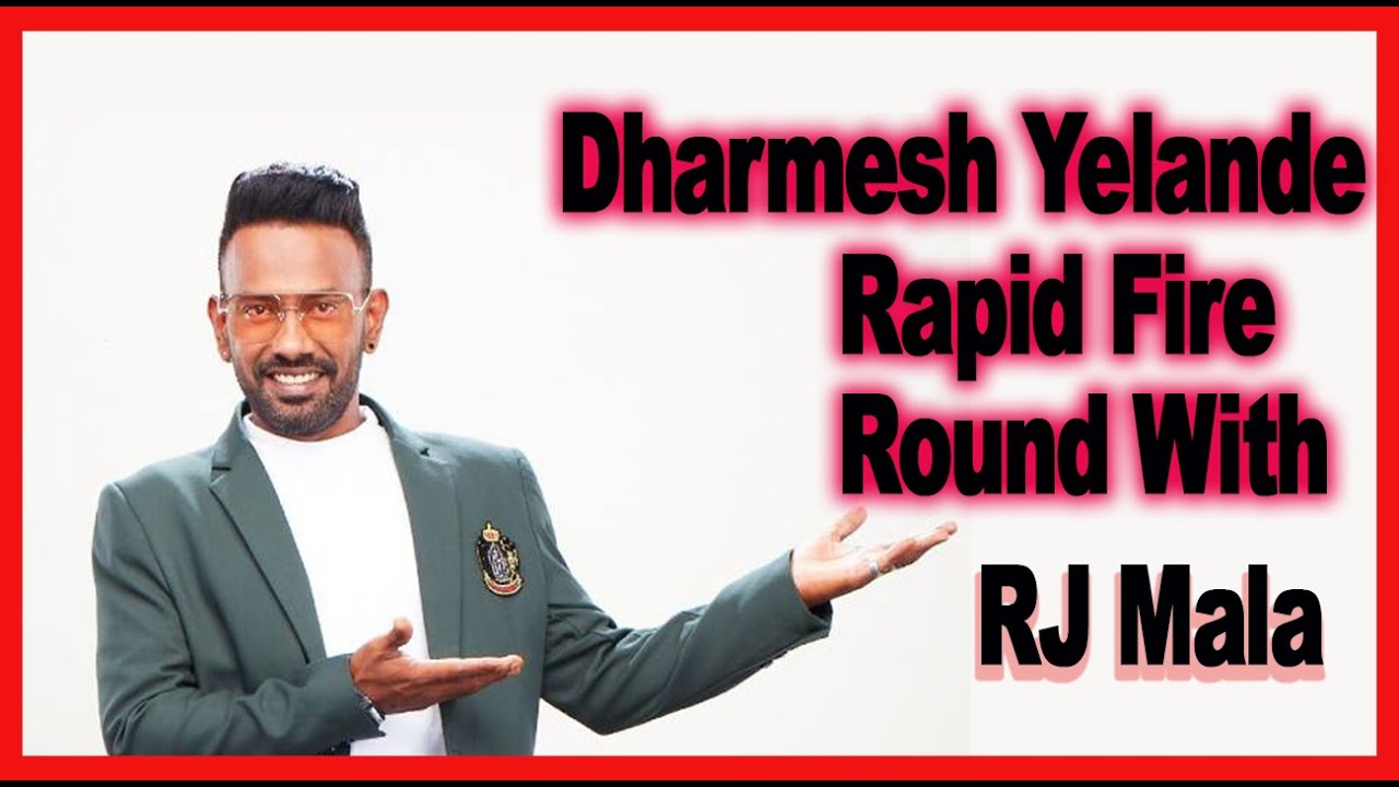 Rapid Fire Round with Bollywood Choreographer Dharmesh Yelande ...