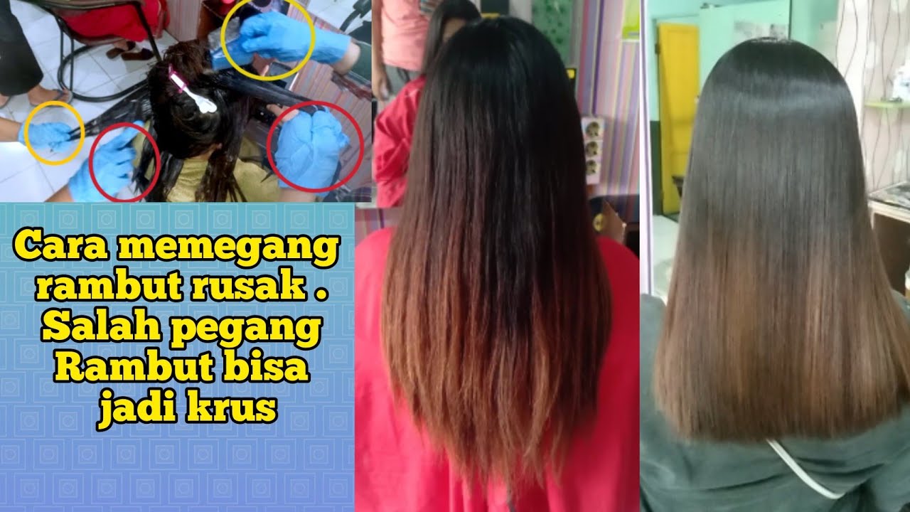 TUTORIAL SMOOTHING RAMBUT KERING DAN RUSAK | SMOOTHING MATRIX # ...
