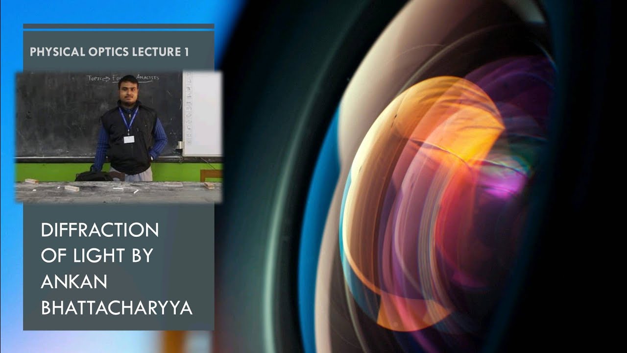 Light ।।Diffraction।। physical Optics। ।lecture 1 ।। Bsc. 2nd semester ...