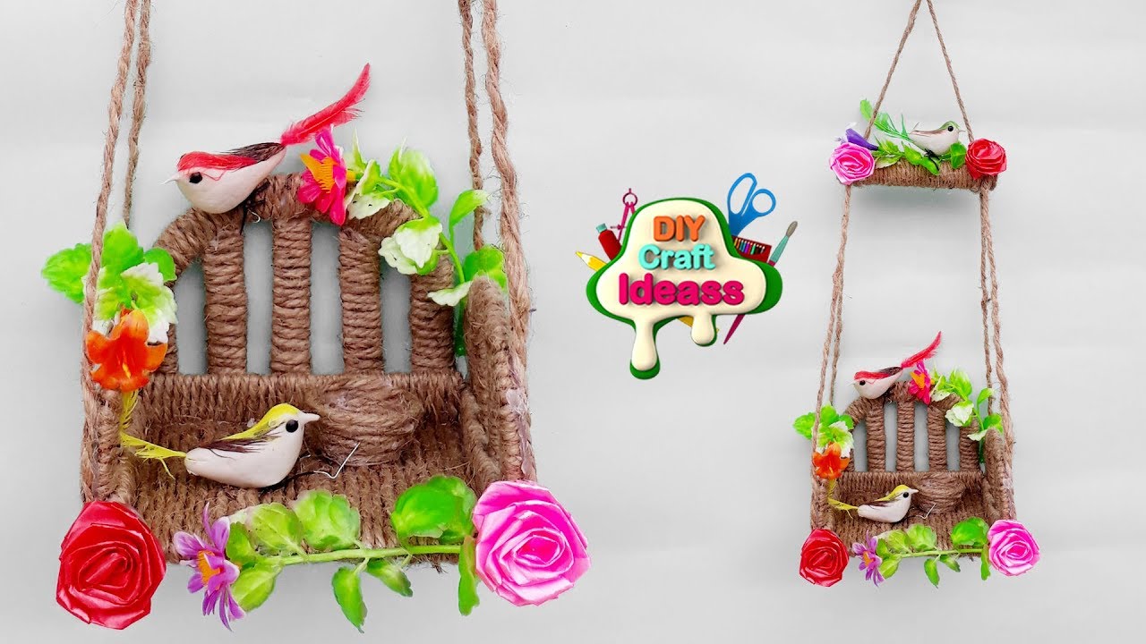 how to make a Birds Wall Hanging at home | best out of waste | diy ...