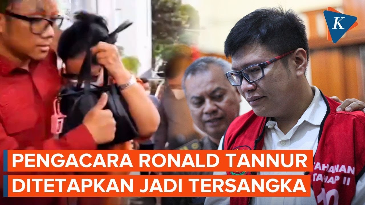 Pengacara Ronald Tannur Jadi Tersangka Dugaan Suap Tiga Hakim - YouTube