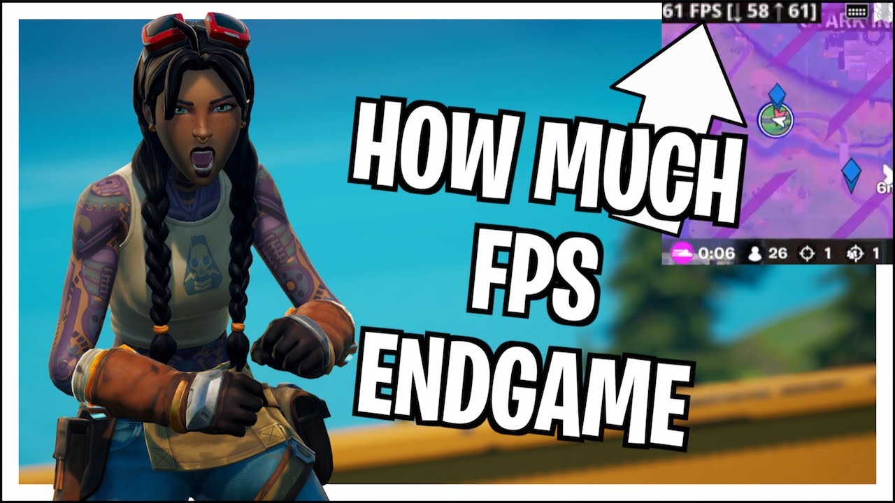 HOW MANY FRAMES (FPS) DOES THE PS5 GET AT END GAME? FORTNITE PS5 FRAME ...