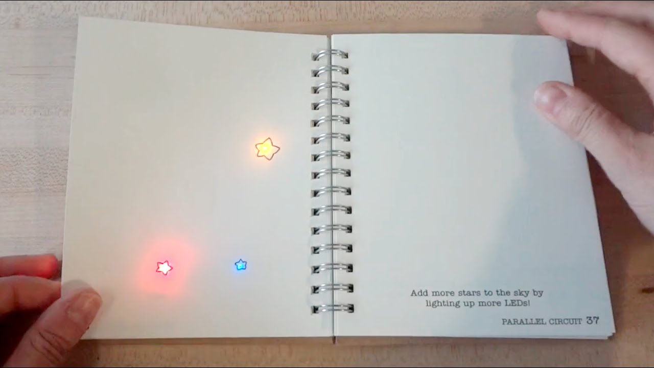 Chibitronics - Circuit Sticker Sketchbook Short Demo - YouTube