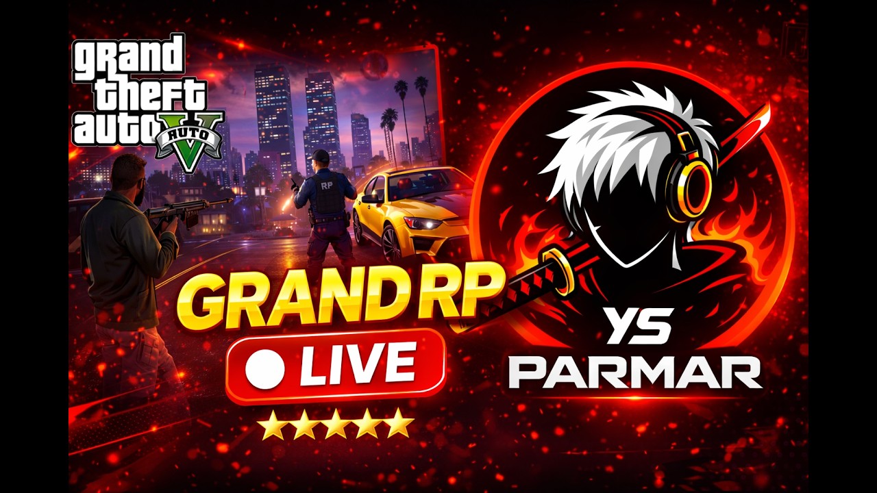 🔴 LIVE GTA 5 Grand RP | New Update | Chill Stream - YouTube