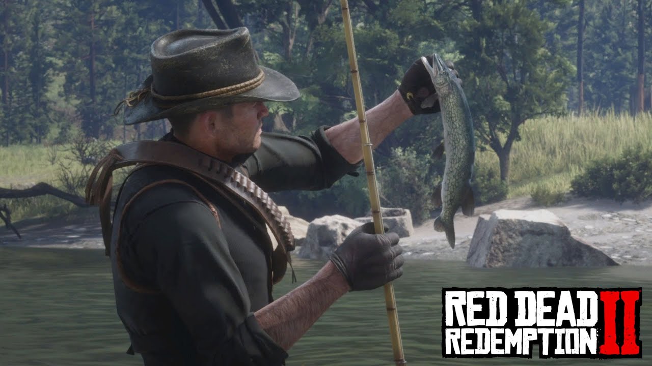 Red Dead Redemption 2 - Legendary Chain Pickerel (Location & Catch ...