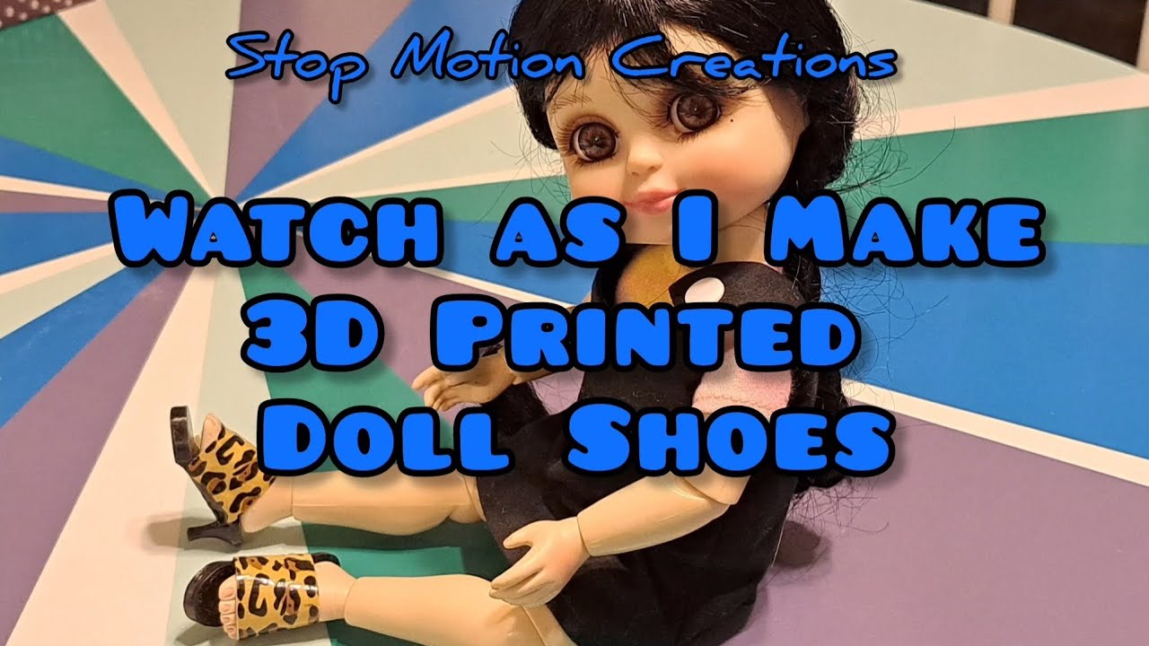 Watch as I make 3D Printed Doll Shoes - YouTube