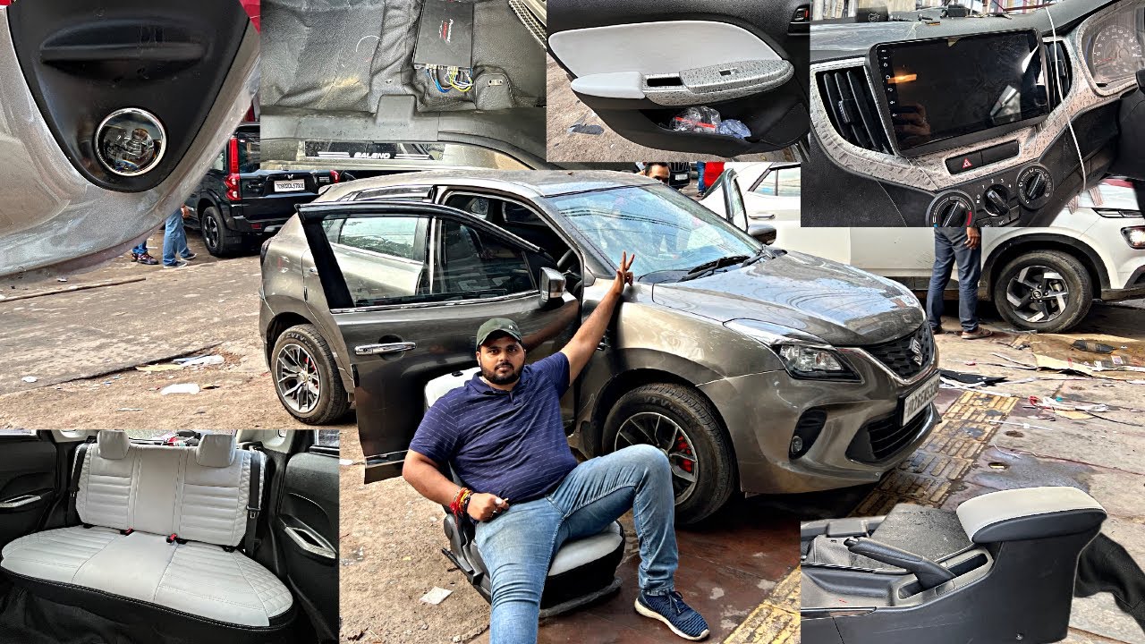 Maruti Baleno Base Model Modification | Base To Top | Seat Covers ...