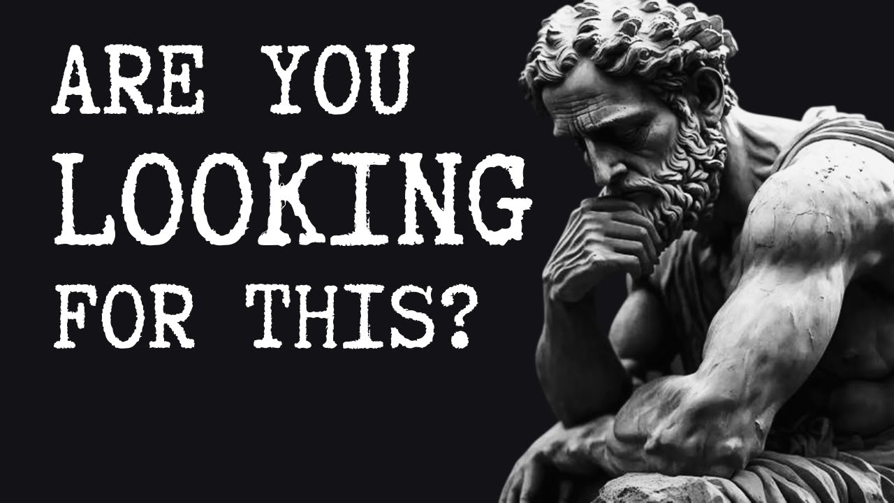 THE DANGEROUS SEARCH FOR THE RESOLVED LIFE (STOICISM) - YouTube