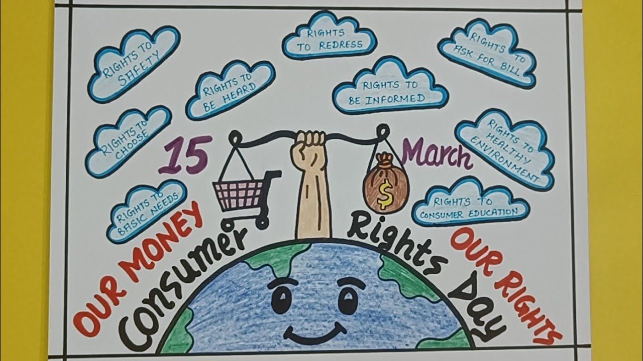Consumer Rights Day Drawing/ Poster Making on World Consumer Rights Day ...