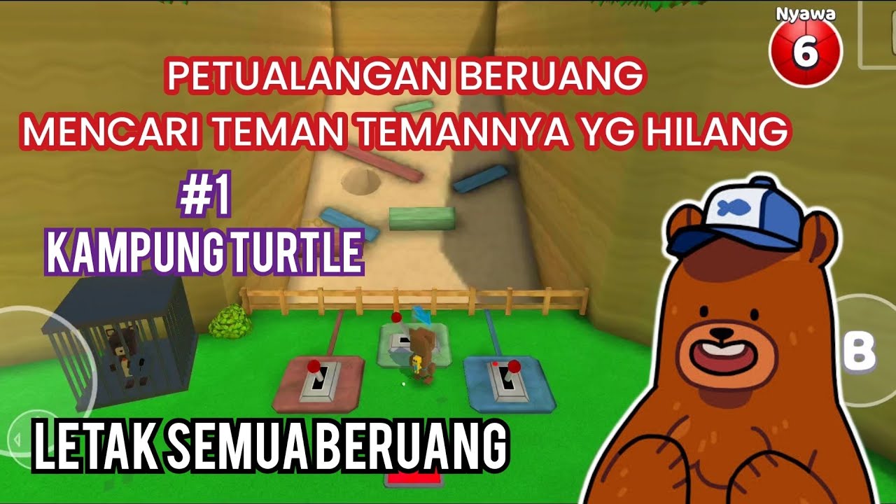 Aku main Petualangan Beruang, bear adventure indonesia - YouTube