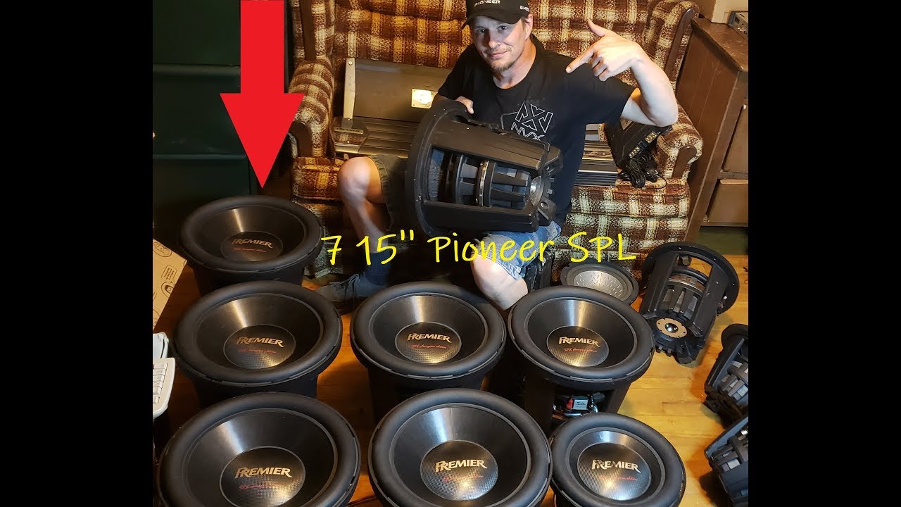 Pioneer's Biggest Subwoofer Ever Made !!! 7 15'' 92LBS TS-W8102SPL ...
