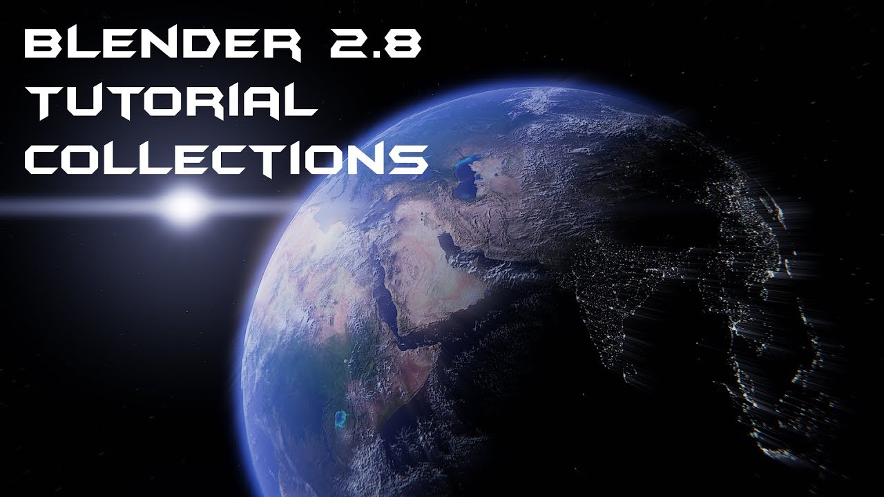 Blender 2.8 Tutorial Collections(Ebenen) - YouTube