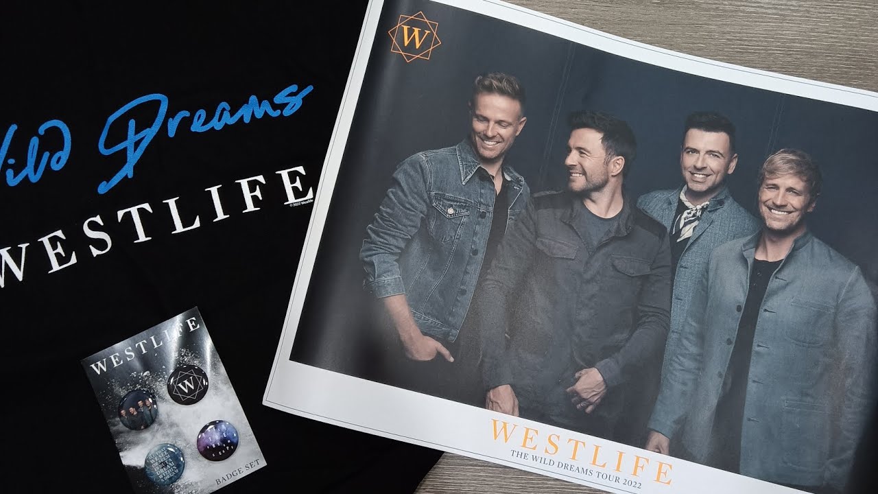 WESTLIFE WILD DREAMS TOUR 2023 GOODS from UK office unboxing 開箱 西城男孩 週邊 ...