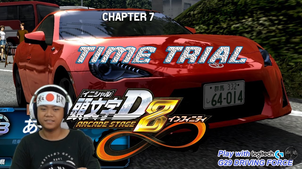 Initial D Arcade Stage 8 Infinity TIME TRIAL 2 - YouTube