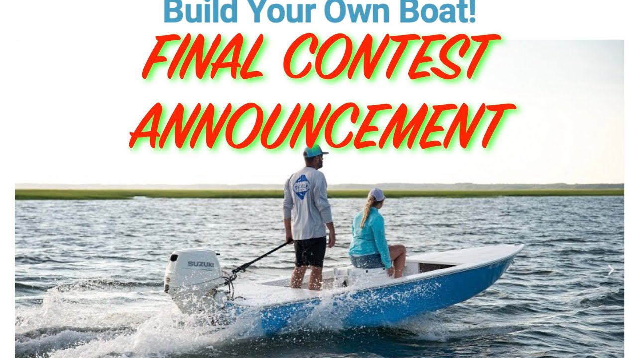 Build Your Own Boat - FREE PLANS CONTEST ENDS 3/31 - YouTube