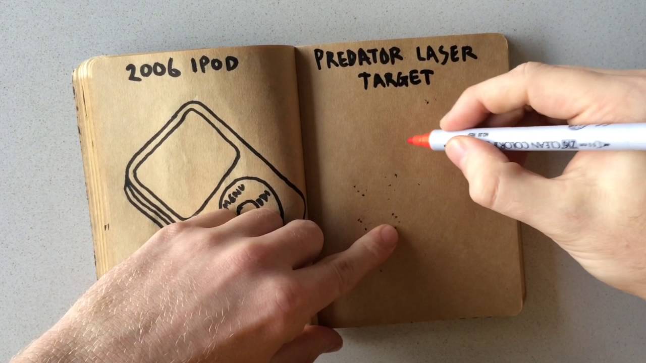 How to Draw a Predator Laser Target - YouTube