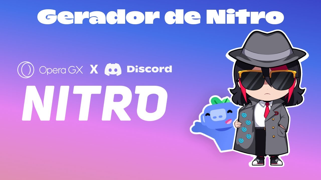 [QUEBRADO] GERADOR DE DISCORD NITRO GRATUITO DO OPERA GX! - YouTube